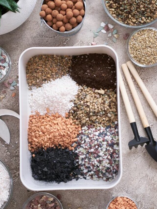 Which material is used to make Lightweight soil For terrace garden ...